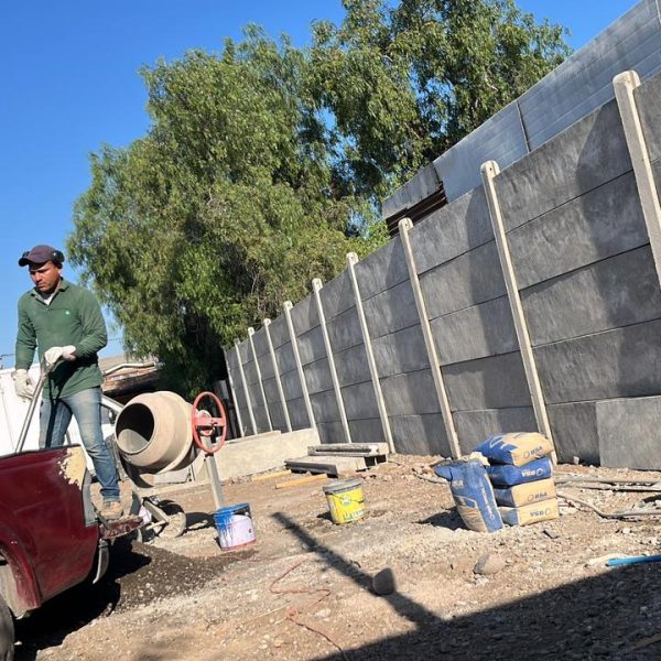 Instalación Pandereta de Hormigón en Chillán Viejo - Panderetas de ...